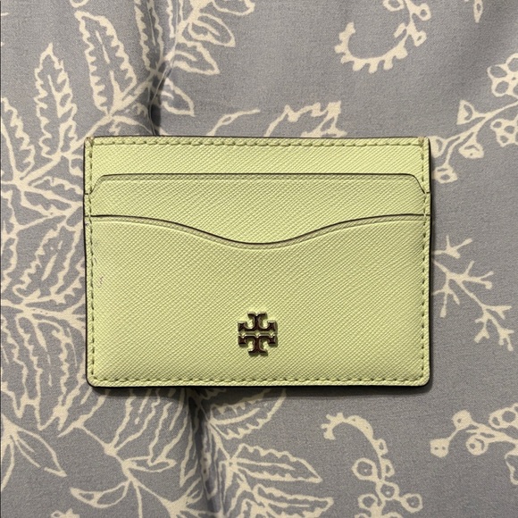 Tory Burch | Accessories | Tory Burch Mint Green Card Holder | Poshmark